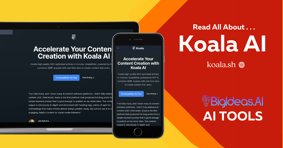 Koala AI Content Creation - Big Ideas AI Workflow Automation